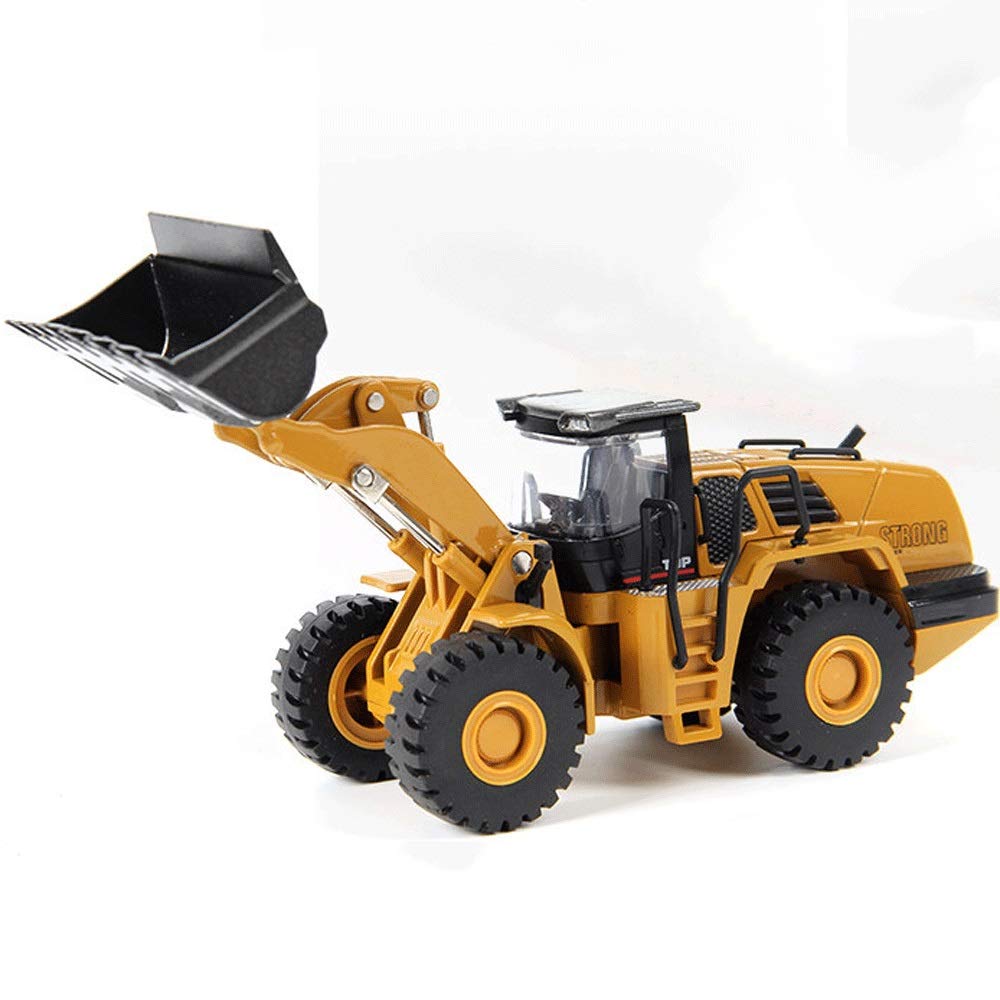 Buy JJSFJH 1/50 Scale Diecast Articulated Mechanical Loader Bulldozer ...