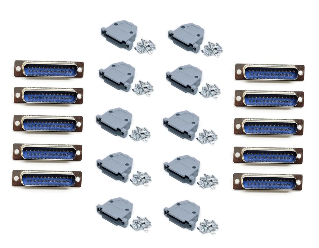 Buy Erh India (Pack of 10 2 Rows Solder Type Plug D-SUB Male Plug RS232 ...