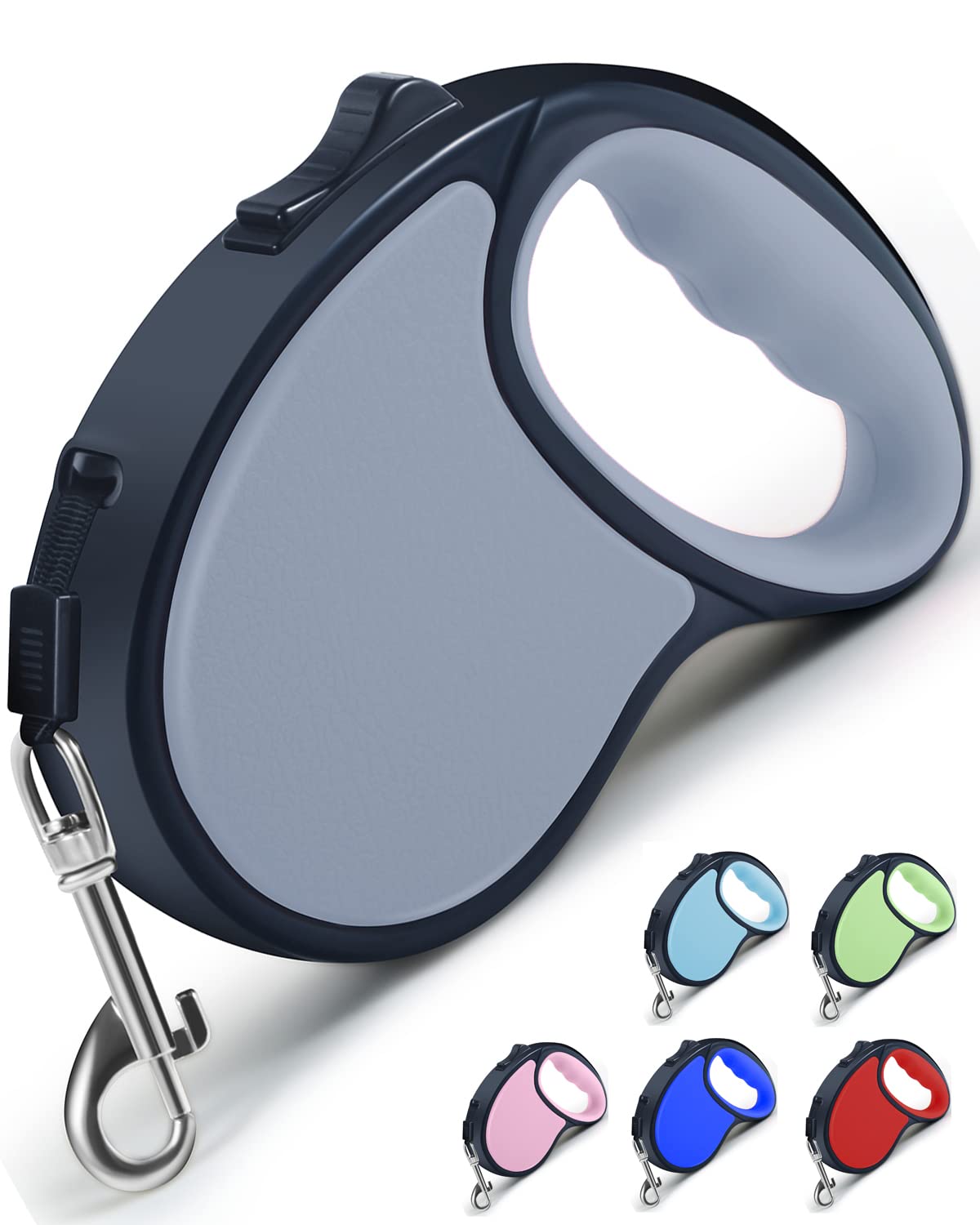 Retractable Dog Lead, ANCOOLE 5M/16FT Extendable Dog Lead 360°Tangle ...