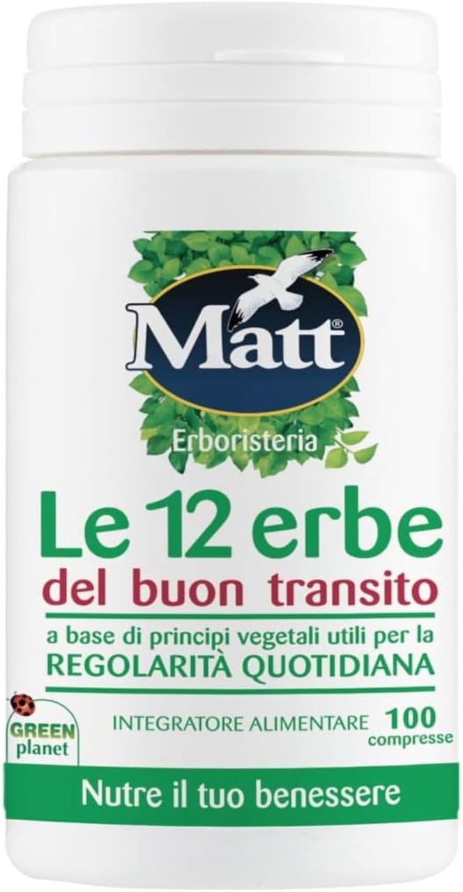 Matt, Le 12 Erbe del Buon Transito, Integratore Alimentare a Base di ...