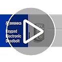 Brinks Electronic Keypad Door Lock, High-Security Keyless Entry Lock ...