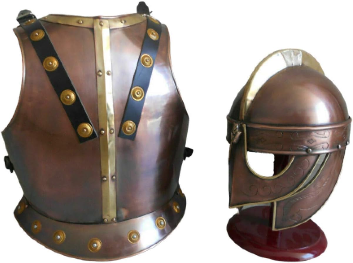 Amazon.com: Medieval Copper Finish Breastplate Armour Jacket with ...