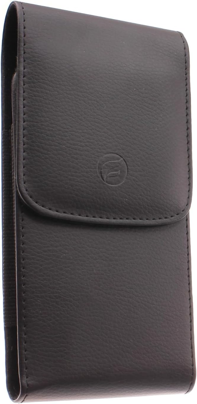 Amazon.com: Fonus Leather Case Belt Clip for Compatible with Motorola ...