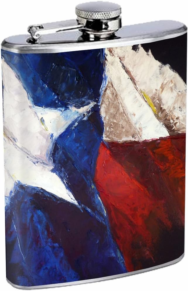 Amazon.com | Texas Flag Lone Star State 8oz Stainless Steel Flask ...