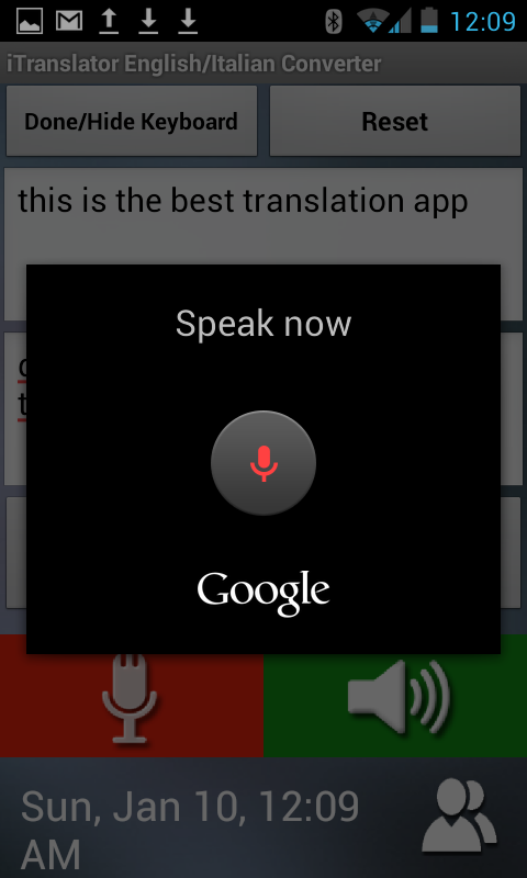 iTranslator English/Italian Converter - App on Amazon Appstore