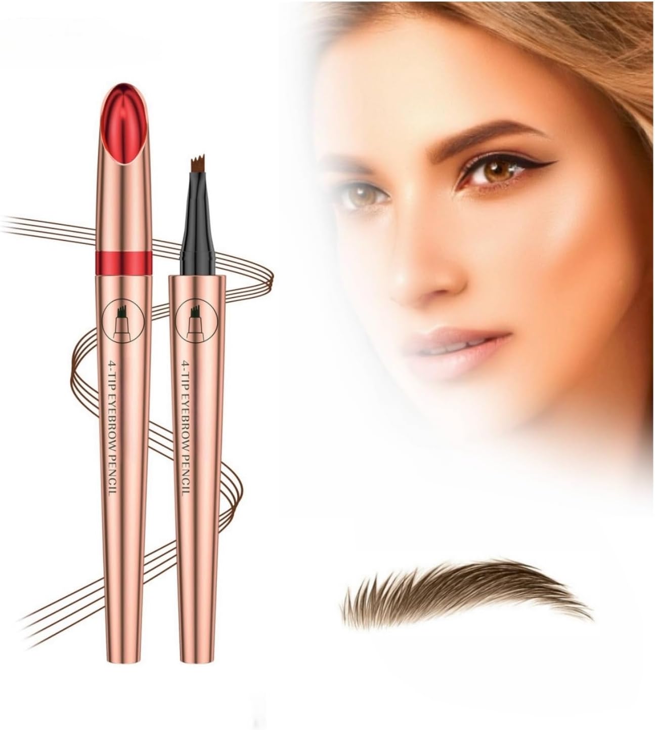 Amazon.com : 2 Pcs Magic Eyebrow Pencil, 2025 New Upgraded 3D ...