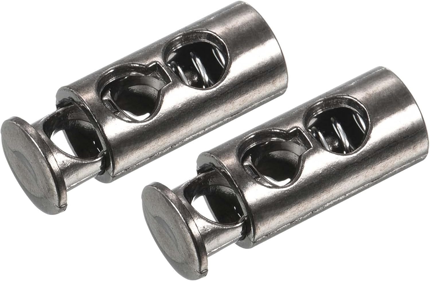 Amazon.com: METALLIXITY Spring Cord Locks 6pcs, Plastic Double Hole ...