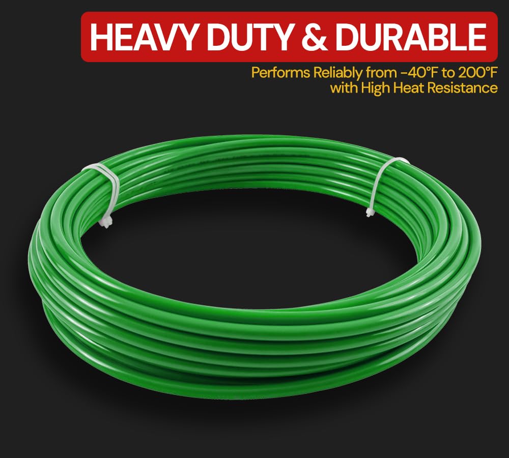 Snapklik.com : 1/4" OD X 50 Green SAE J844 Nylon Air Brake Tubing DOT ...