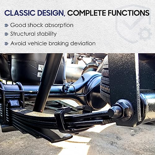 Snapklik.com : Trailer Leaf Spring, 5 Leaf 3000lb Capacity Double Eye ...