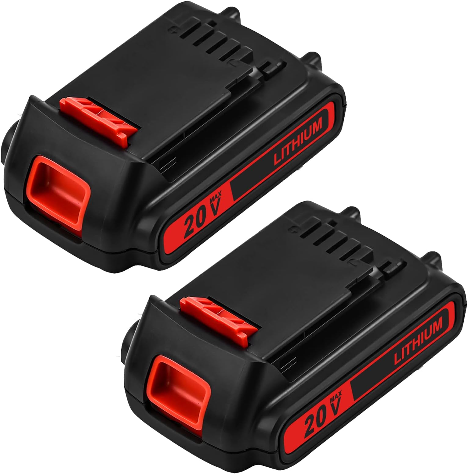 2-Pack 3.0Ah LBXR20 Replacement Battery Compatible with Black and ...
