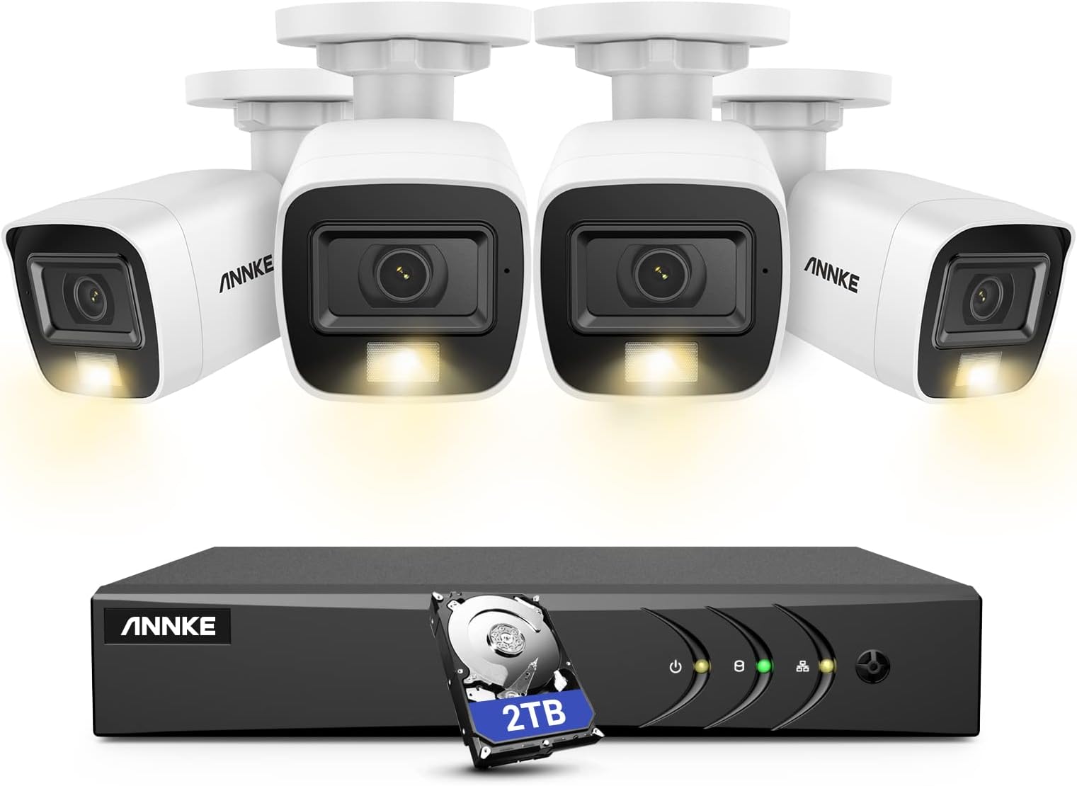 Amazon.com : ANNKE H800 4K PoE Security Camera System with Audio ...