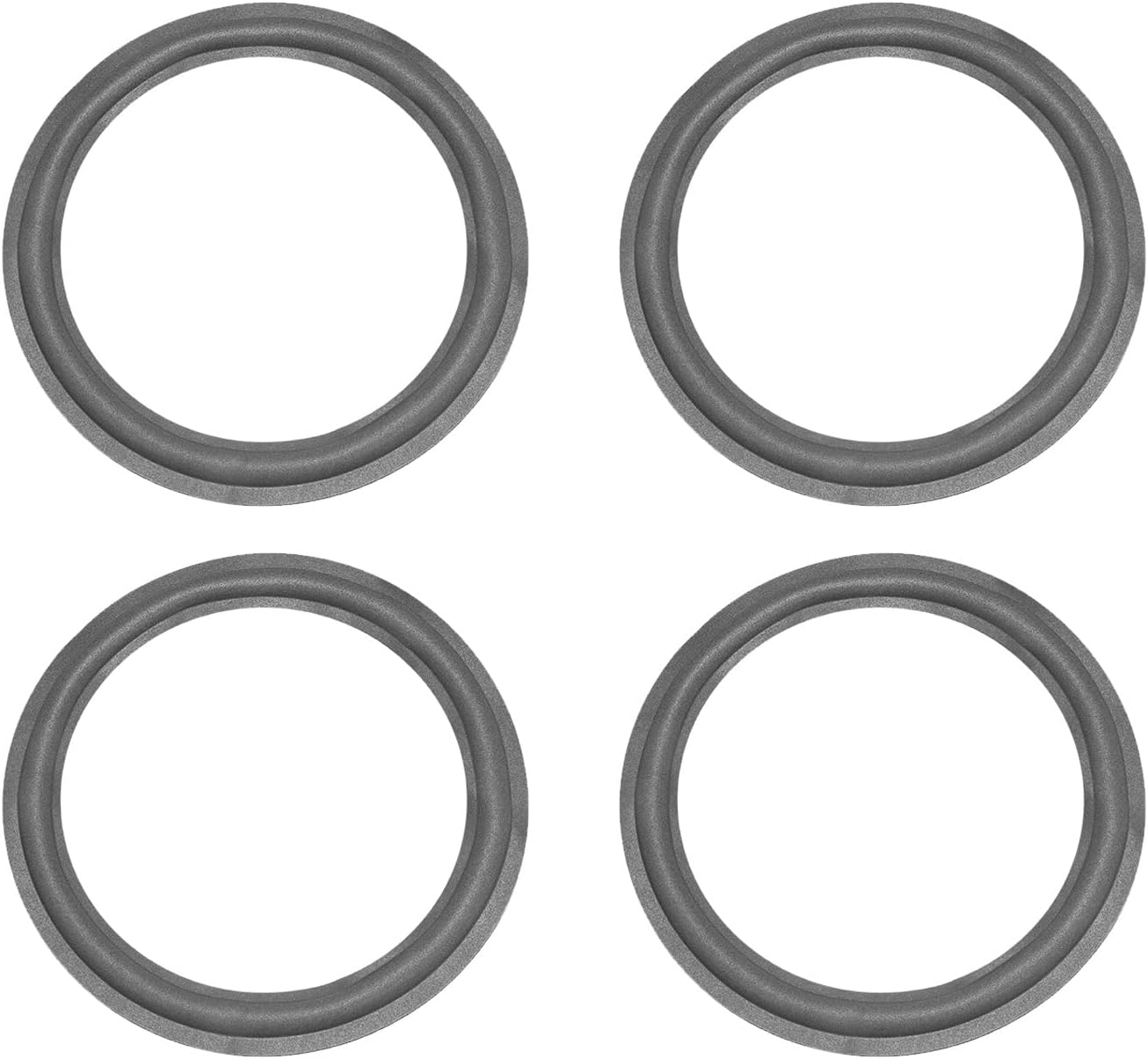 Amazon.com: Rebower Speaker Foam Edge Surround Rings Rubber Perforated ...