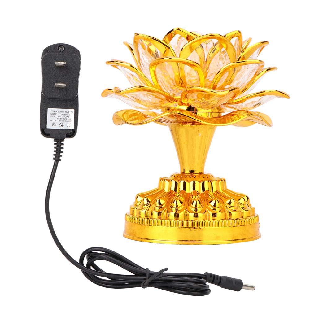 Amazon.com: LEDLamp 7 Colorful Golden Buddha Night Light with 36pcs ...