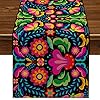 Amazon.com: Nepnuser Mexican Fiesta Table Runner Dia De Los Muertos ...