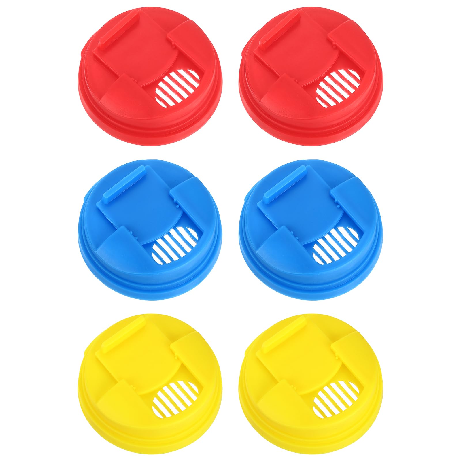 Amazon.com: uxcell Soda Can Lids,6pcs 3 Colors - Plastic Can Covers ...