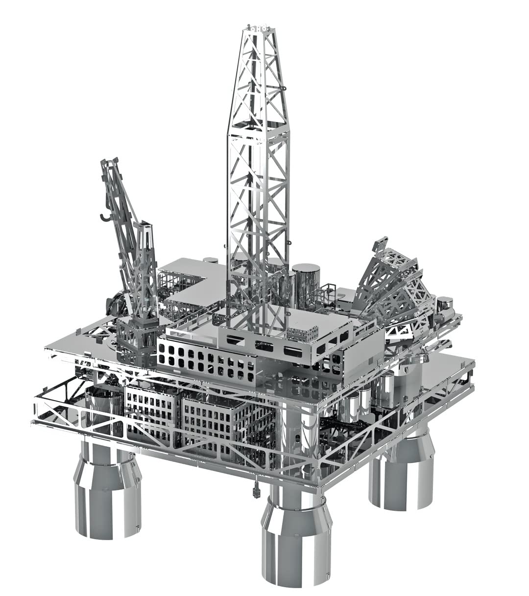 METAL-TIME, Offshore Drilling Rig Model, Metal Model Kits, Offshore ...