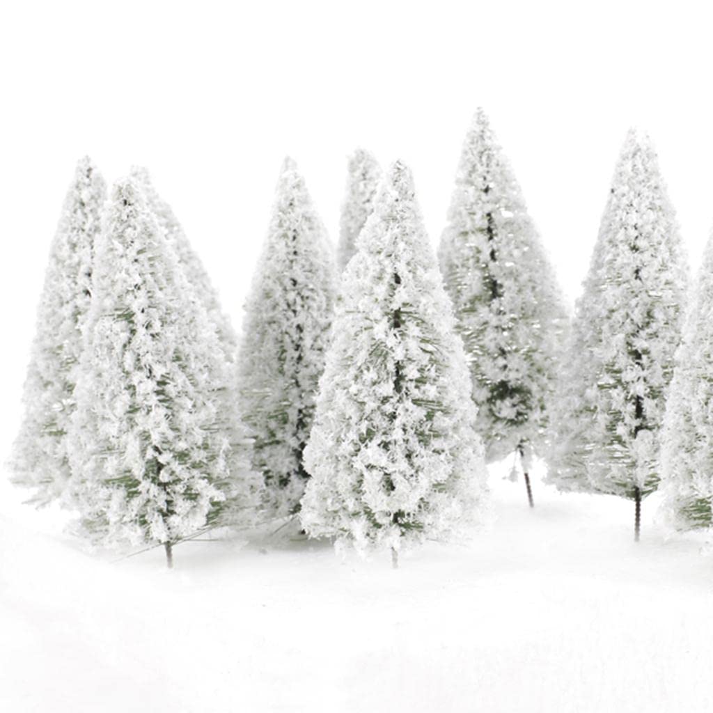 Buy Midas Mixed Model Cedar Trees Green Scenery Landscape Diorama Trees ...