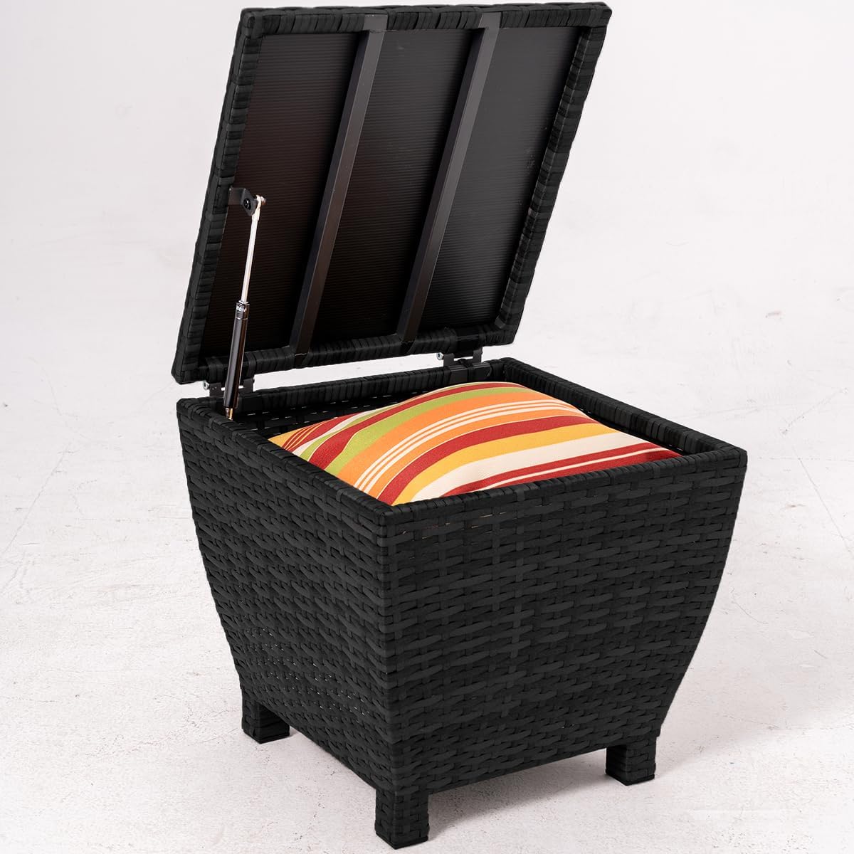 Amazon.com: Small Deck Storage Box Outdoor with Lid, 13 Gallon Small ...