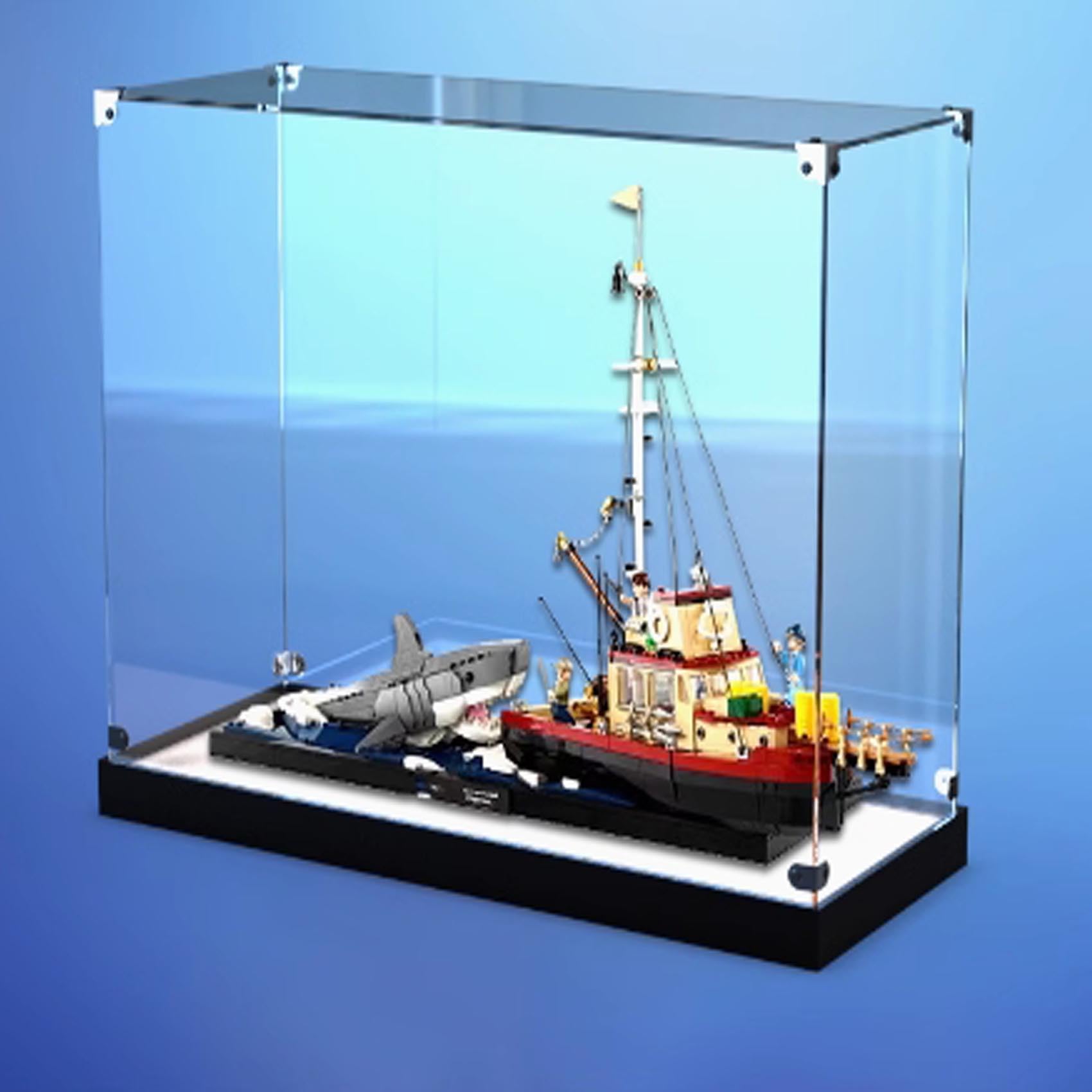 Amazon.com: Acrylic Display case, for Lego 21350 Jaws Killer Whale Ship ...