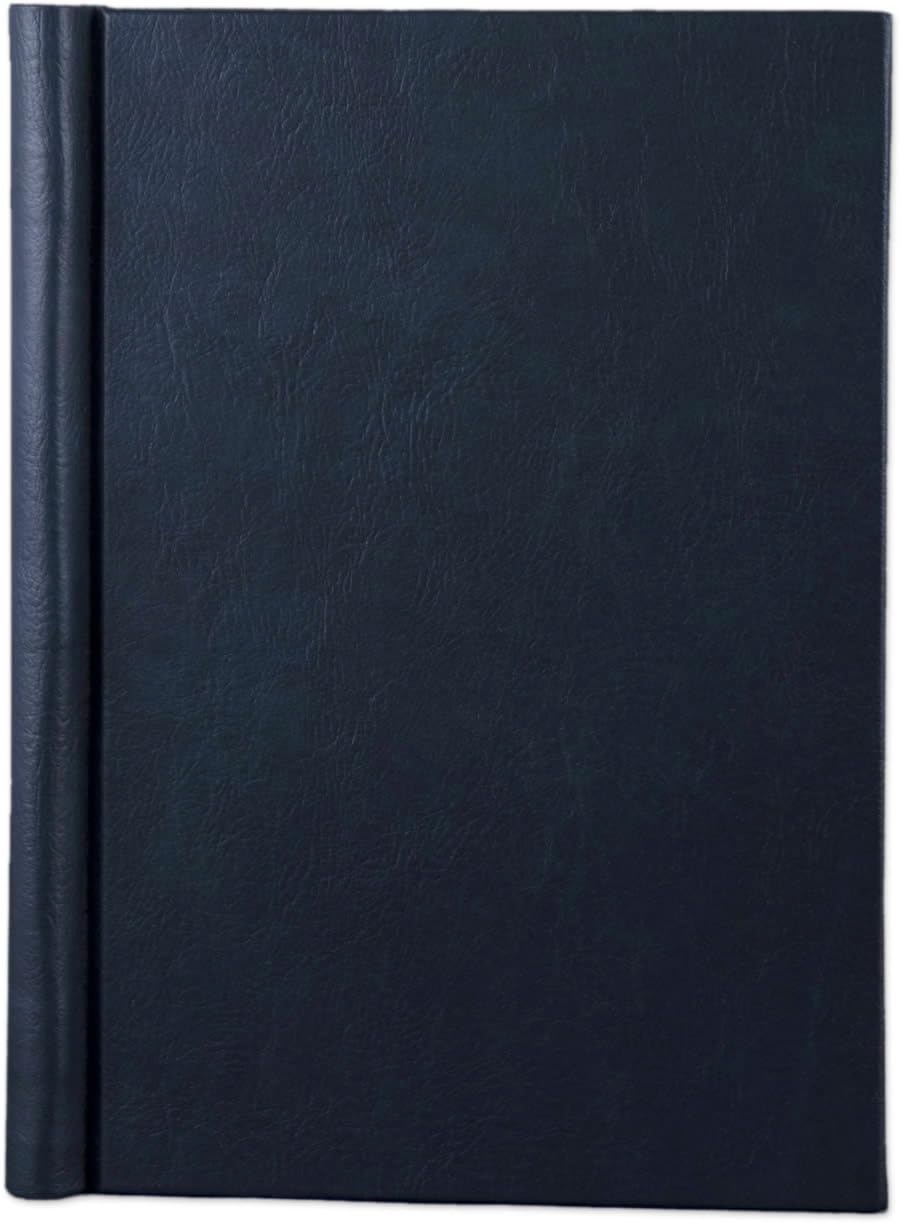 A4 Portrait Springback Binder 25mm - Black Polished Leather Grain ...