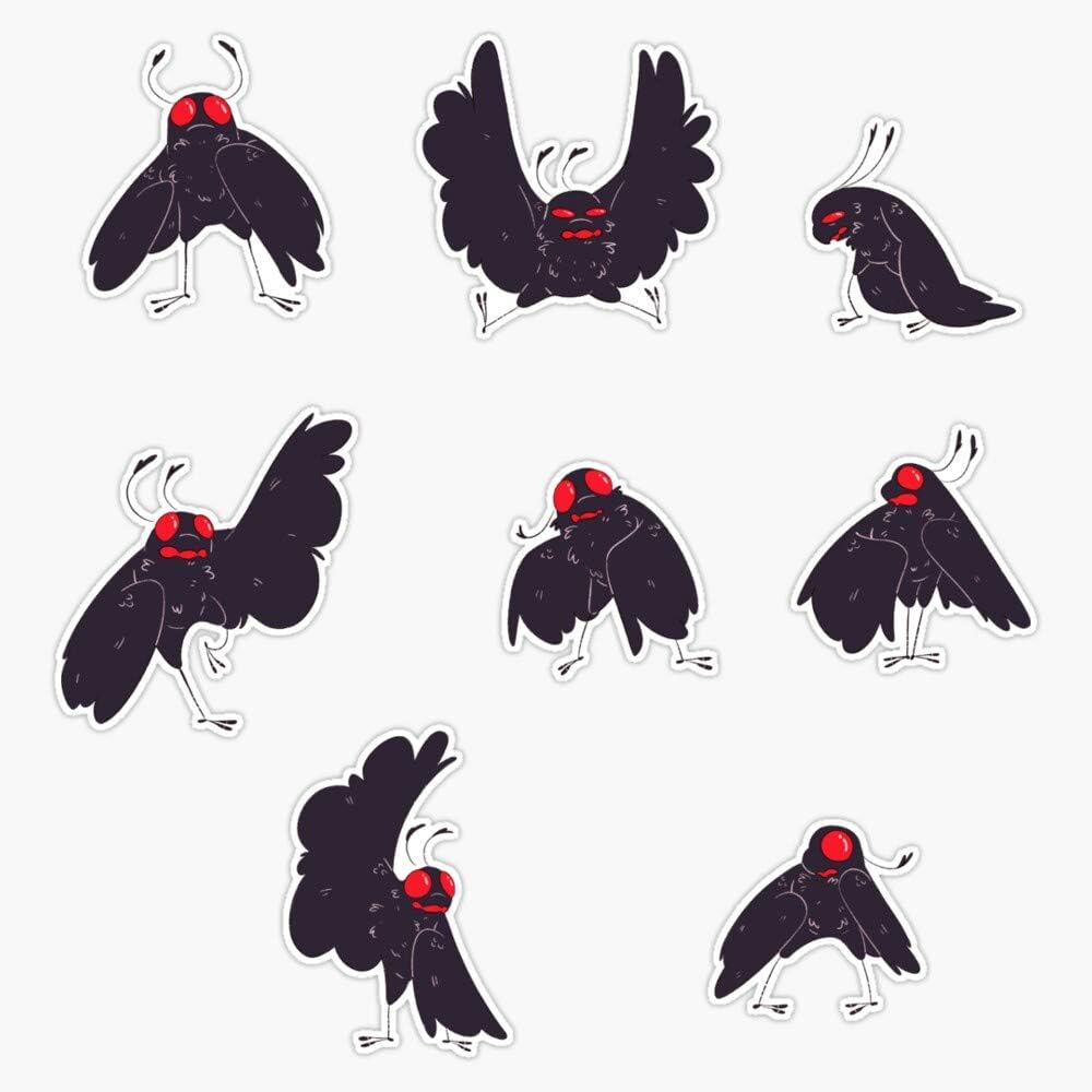 Amazon.com: MAGNET Mothman Set Magnet Bumper Sticker Car Magnet ...