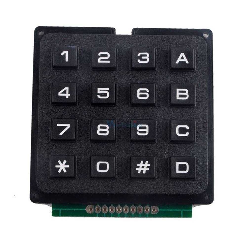 Buy 4x4 Matrix Keyboard Keypad Module Use Key PIC AVR Stamp Sml 4 x 4 Plastic Keys Switch For ...