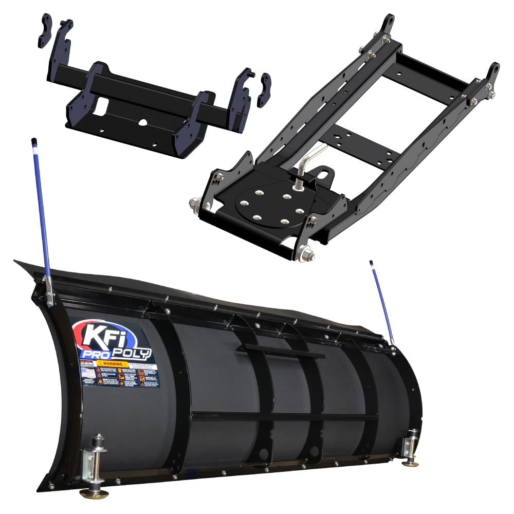 Amazon.com: KFI UTV 72" Snow Plow Kit, Pro-Poly Blade, Compatible with ...