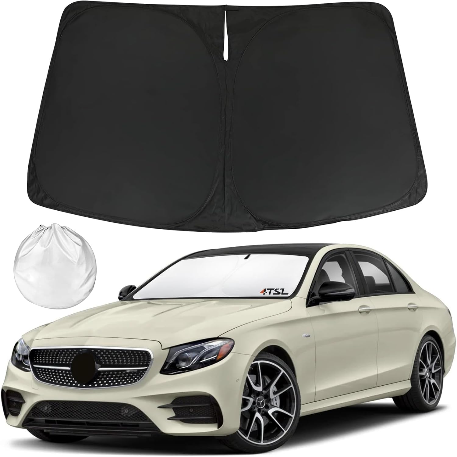 Amazon.com: 4TSL Windshield Sunshade - Custom for Mercedes Benz C Class ...