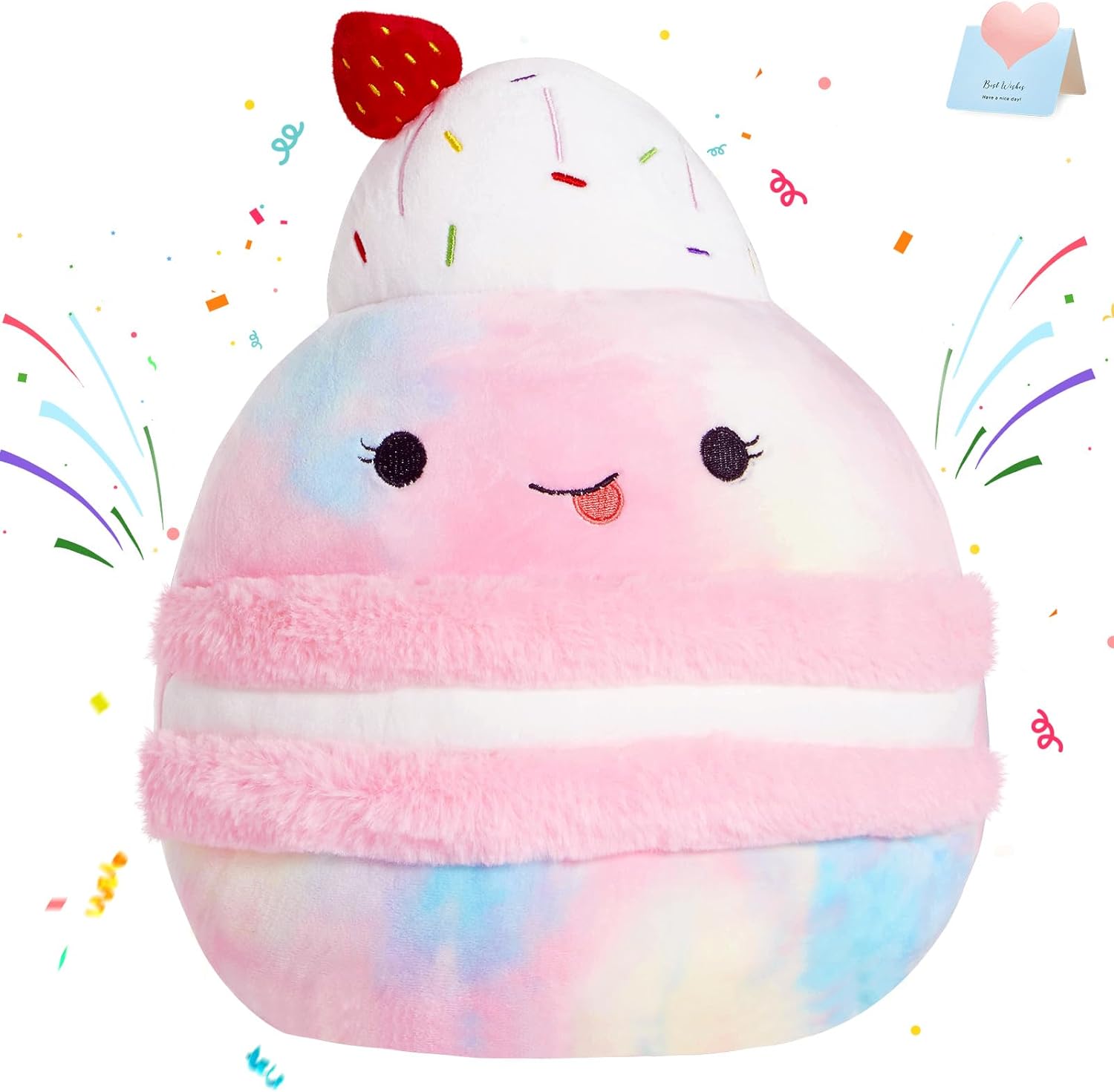 Amazon.com: CozyWorld 12" Macaron Plush Pillow Stuffed Animals Original ...