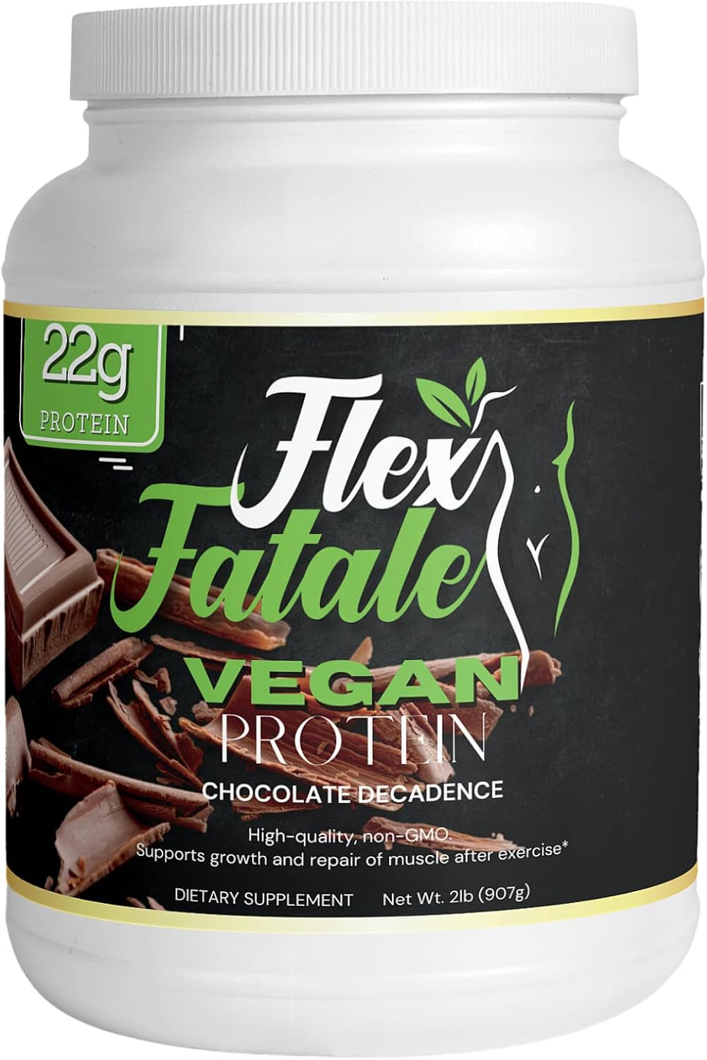 Amazon.com: Flex Fatale Vegan Pea Protein (Chocolate) : Health & Household