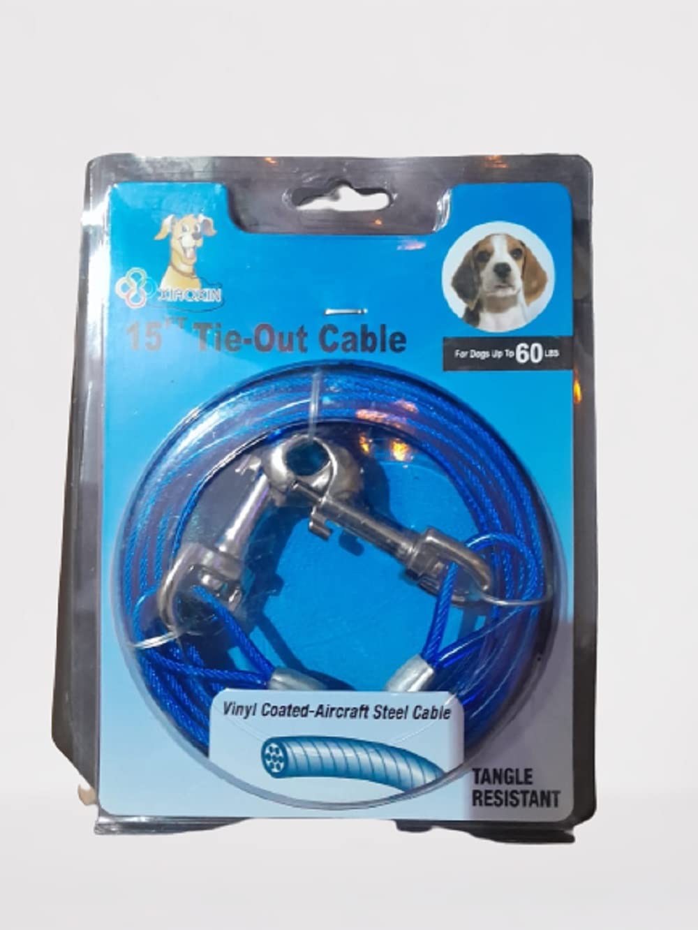 PeVet Pet Tie-Out Cable Training Leash Foodie Puppies Extra Strong ...