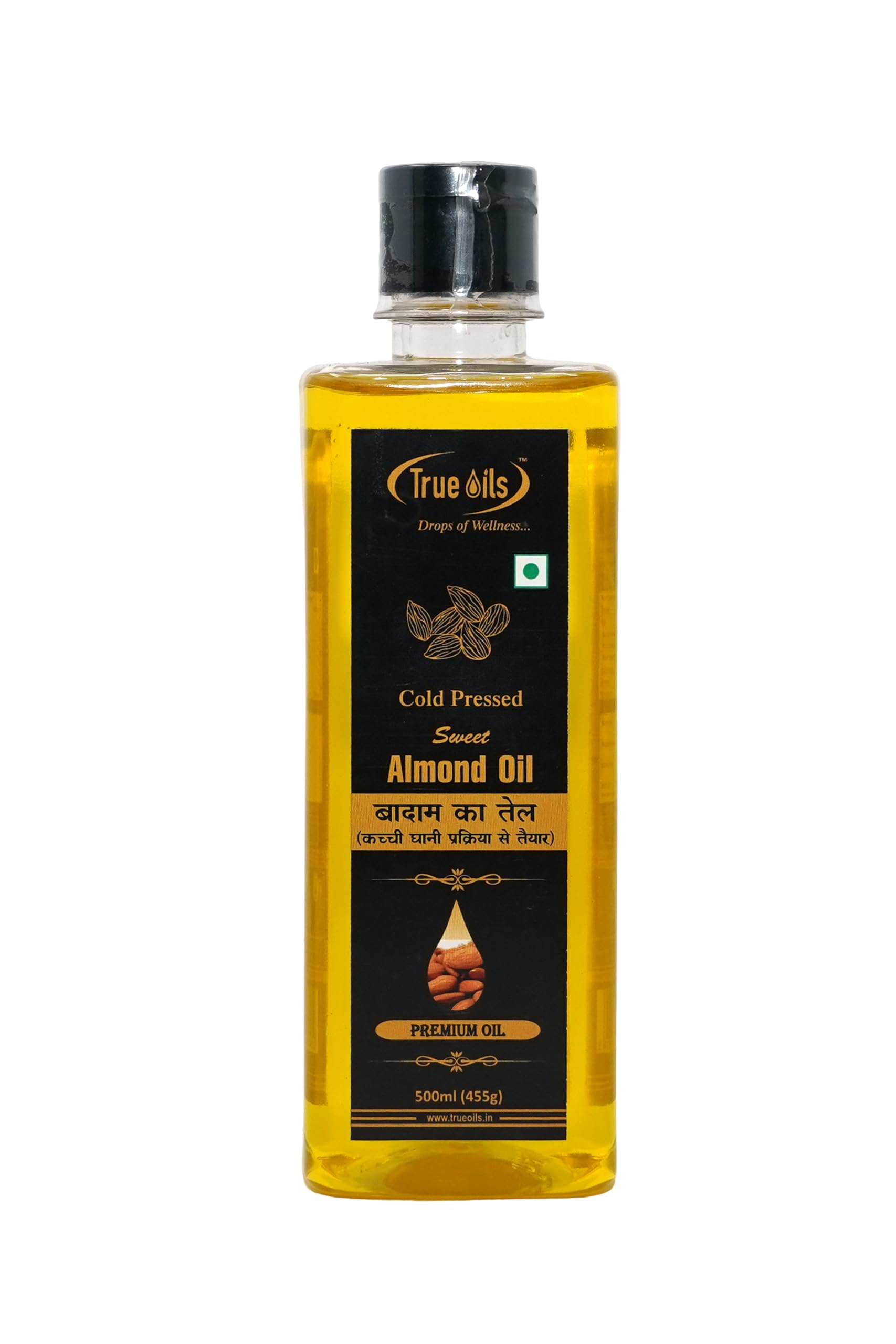 Buy True Oils Sweet Almond Oil for Hair Growth,Brightening of Hair and ...
