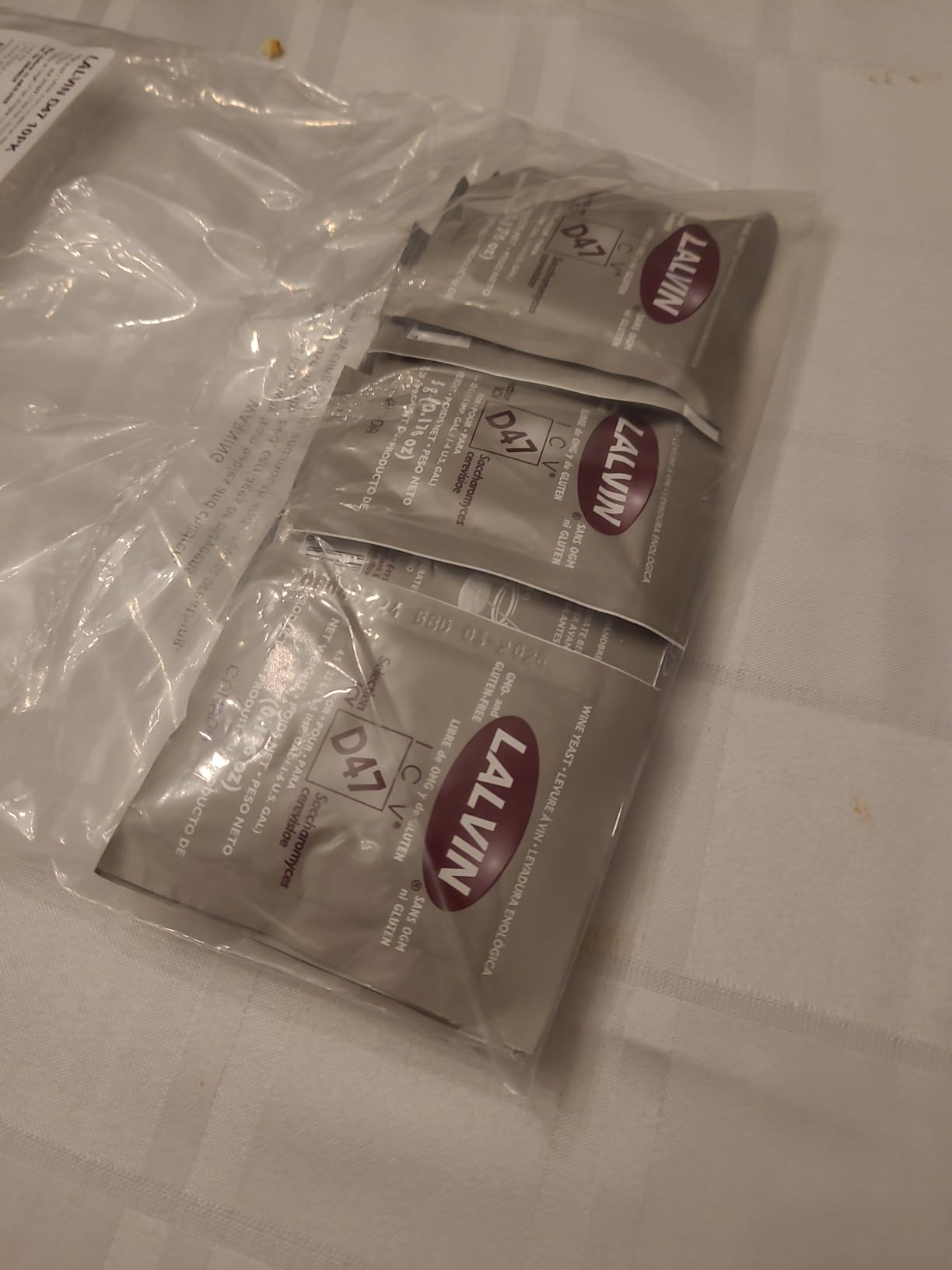Lalvin D47 Wine Yeast (10 Pack) - Make Wine Cider Mead Kombucha at Home ...