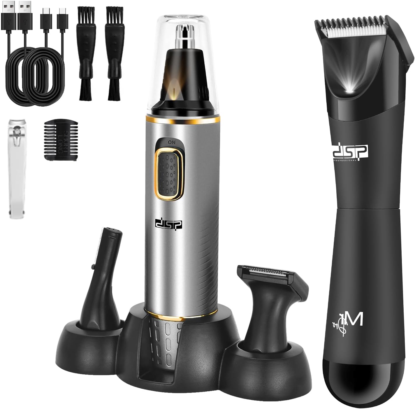 Amazon.com: OLOV Electric Body Hair Trimmer for Men - Wet/Dry Body ...