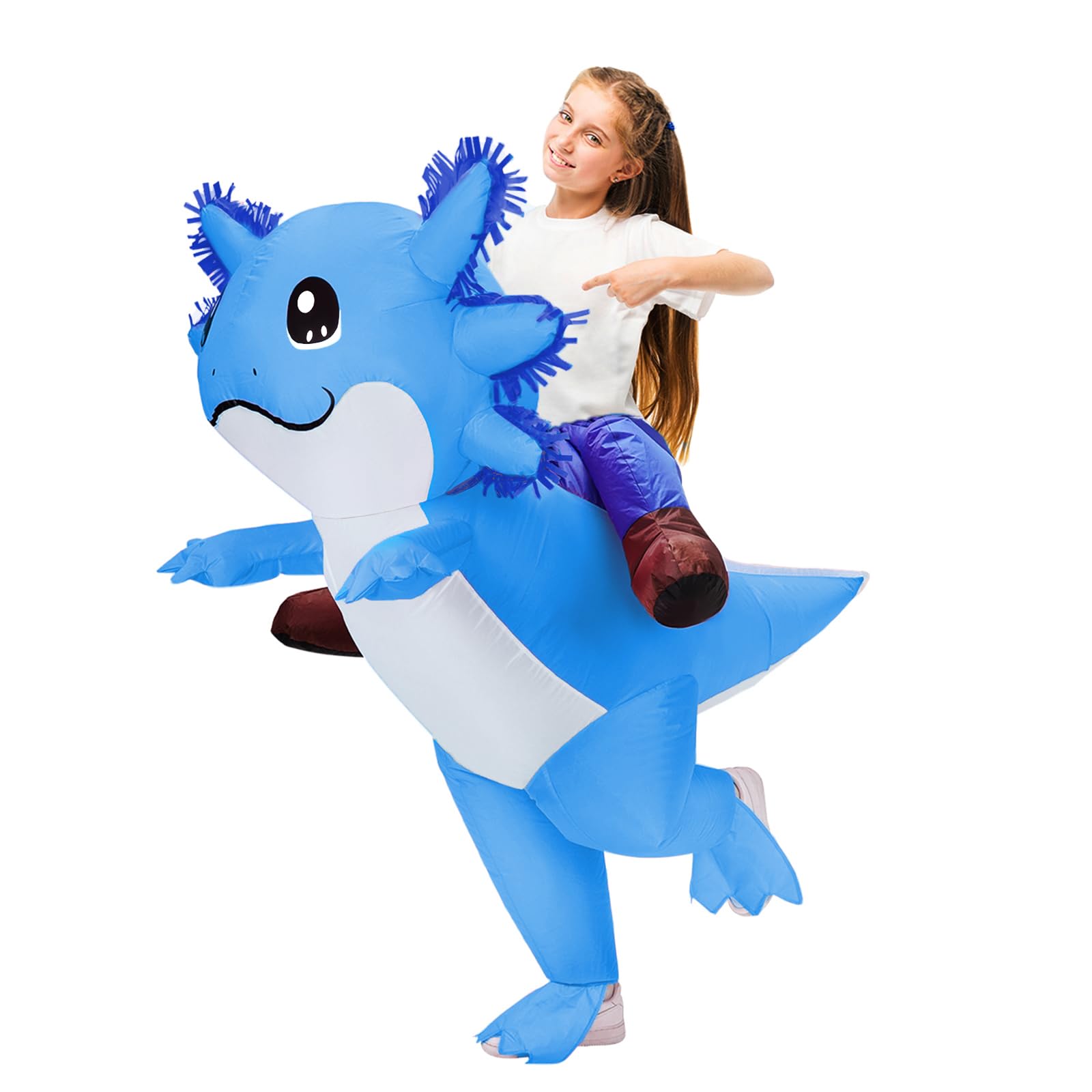 Snapklik.com : Inflatable Axolotl Costume For Kids Halloween Costumes ...