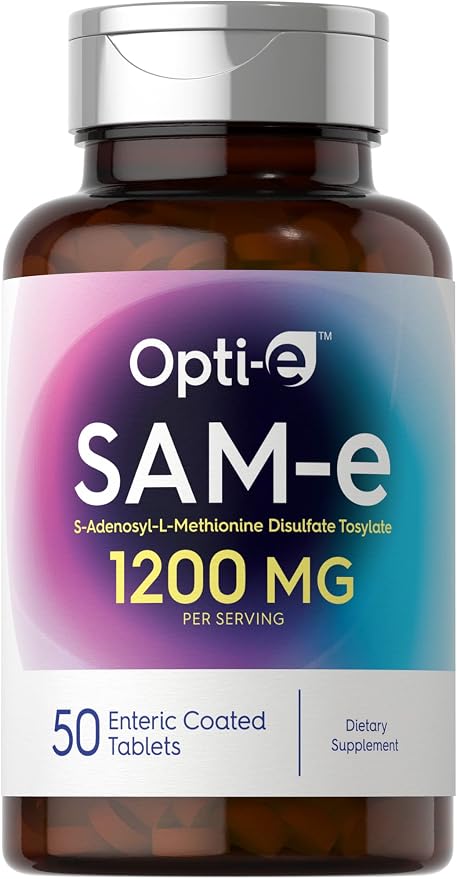 Amazon.com: Carlyle SAM-e S-Adenosyl-Methionine | 1200mg | 50 ...