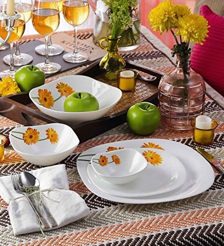 Buy Quality Cottage Sunshine Dinner Set - Set of 29 and Get Free ...