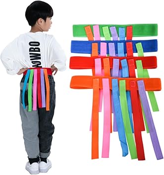 Gadpiparty 4 Pieces Catch Tail Game Kit Camping Picnic Beach Game Belts ...