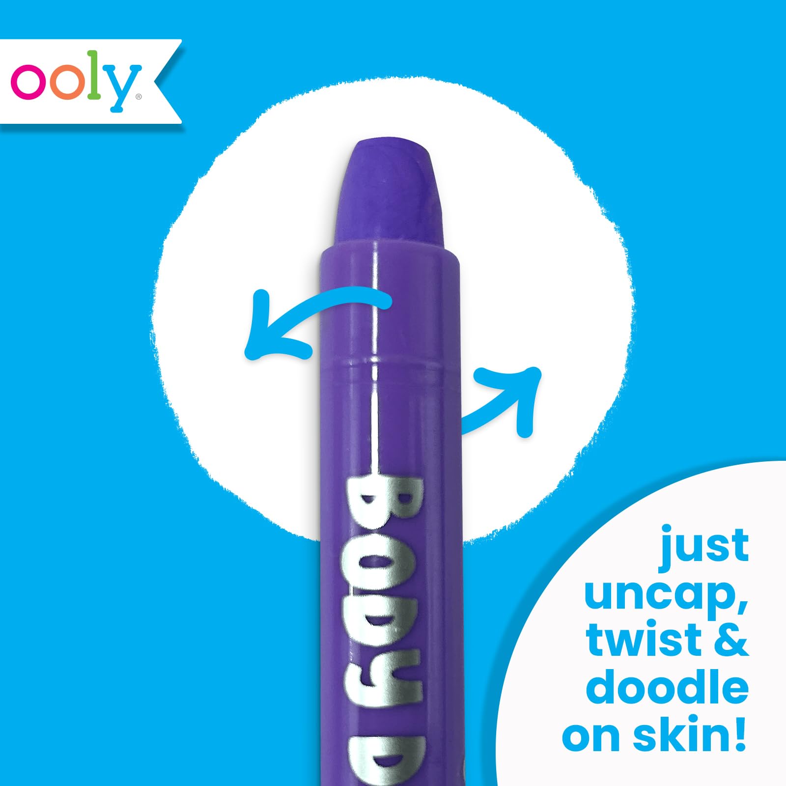 Snapklik.com : Body & Face Paint Crayons, 12 Colors, Skin Safe Paint ...