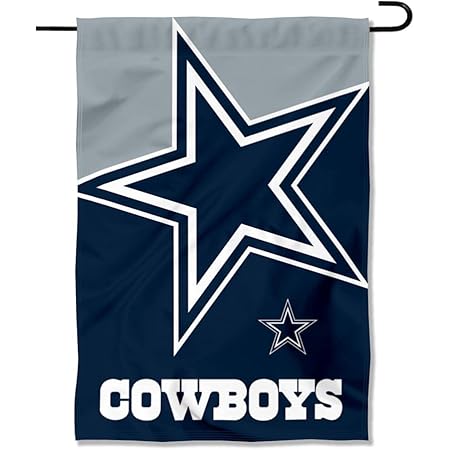 Amazon.com : Dallas Cowboys Large Logo Double Sided Garden Banner Flag ...