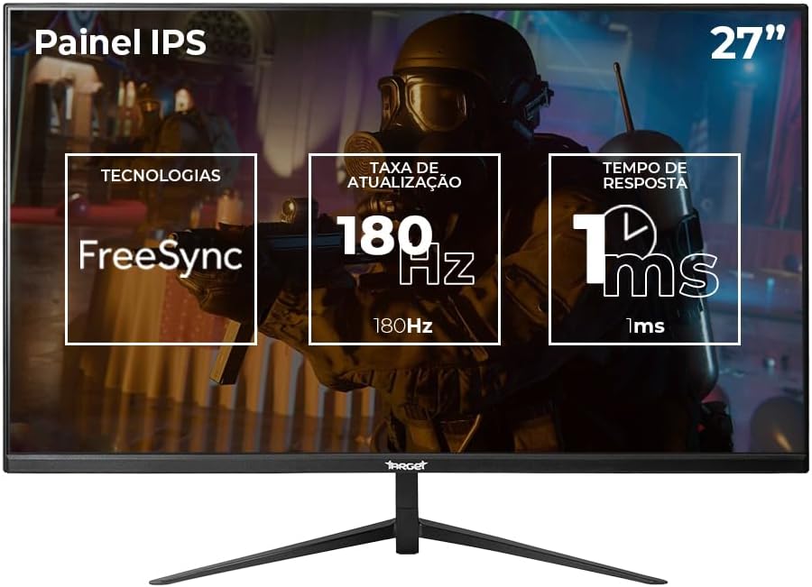 Monitor Gamer TGT Altay TS4 | 27 Polegadas | Painel IPS | Full HD | 1ms ...