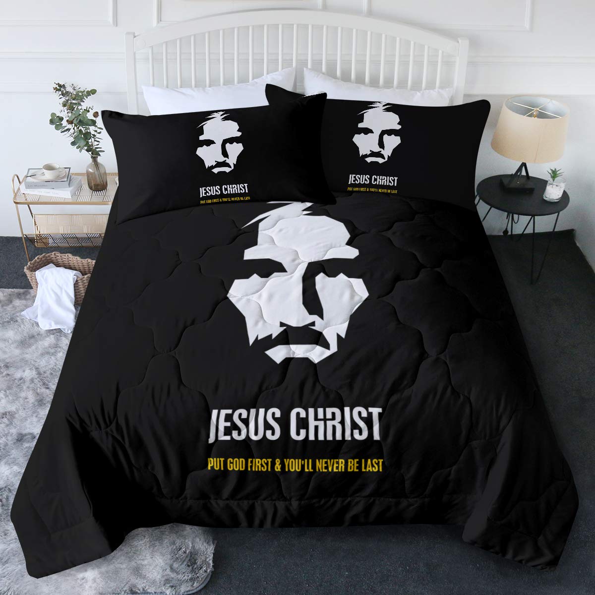 King Size Bed Jesus New! King Size 6ft Tall Bed Frame + 12” Gel
