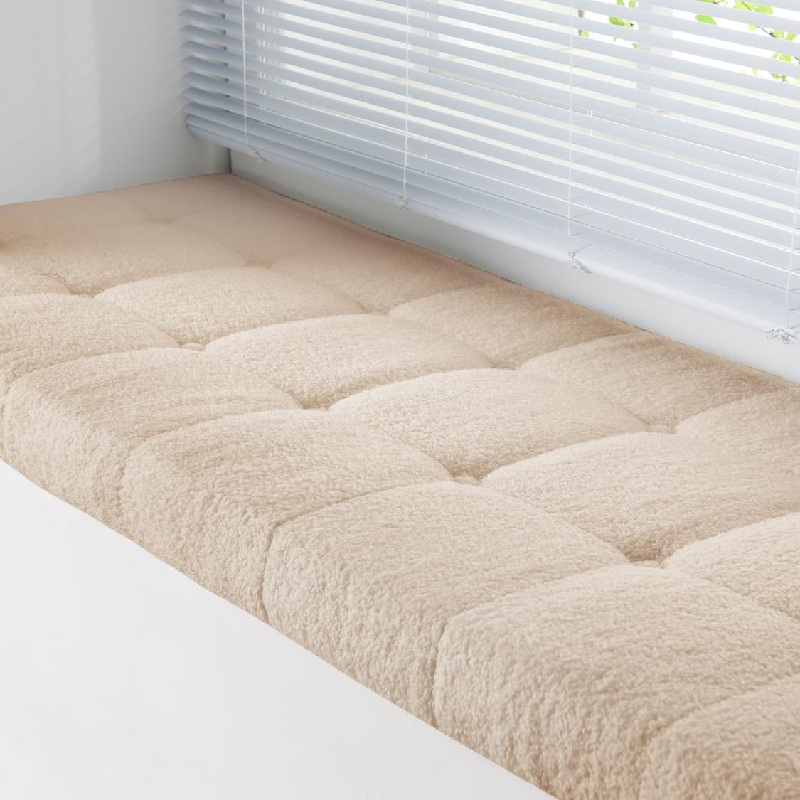 Amazon.com: Custom Bay Window Sill Seat Cushion Short Fluffy Plush Wool ...