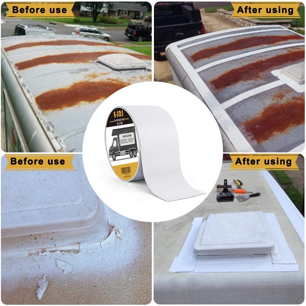Snapklik.com : RV Sealant Tape, 4 Inch X 50 Foot Waterproof RV Roof ...