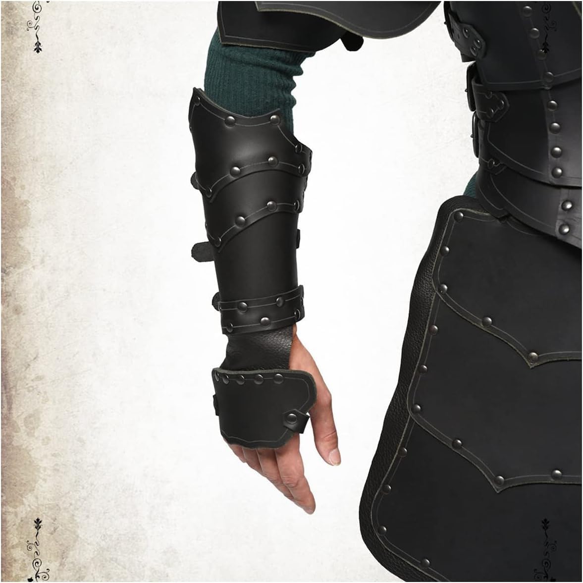 Medieval Armguard, Men Steampunk Warrior Gauntlets, Renaissance Knights ...