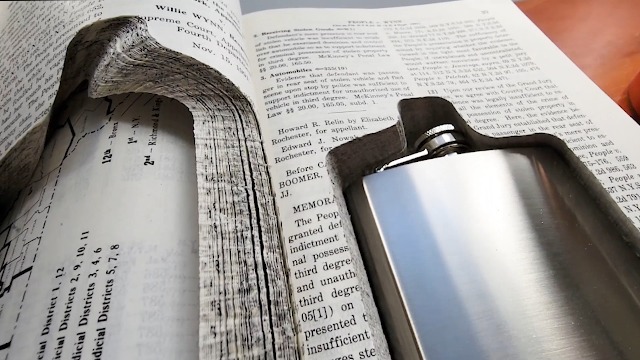 Watch SneakyBooks Law Book with Hidden Flask on Amazon Live