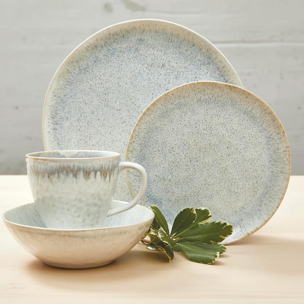 Snapklik.com : Tableau Margo Mist Salad Plates - Set Of 4 Stoneware ...