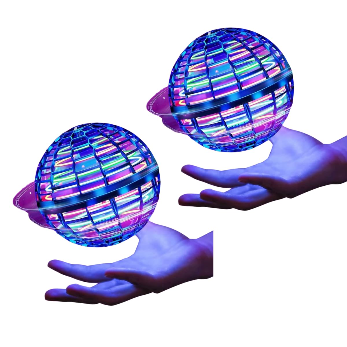 Tech Trends Usb Rechargeable Built-In Rgb Lights 360 Rotating Magic ...