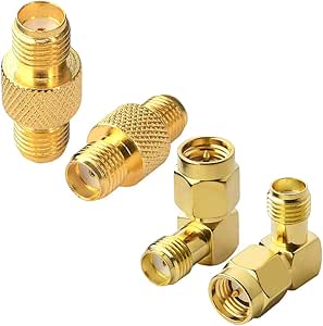 Amazon.com: onelinkmore SMA Connector FPV Antennas Radio Adapter SMA Female to Female Barrel ...