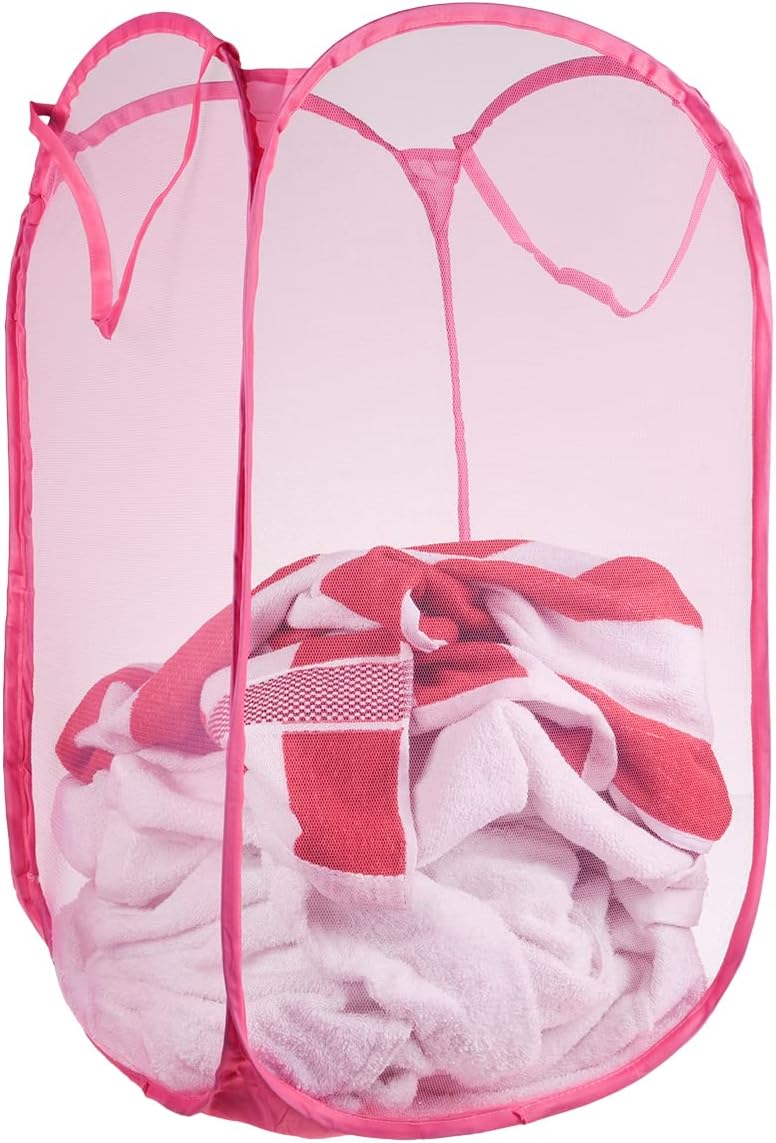 Kuber Industries Laundry Basket | Net Foldable Laundry | Nylon Storage ...